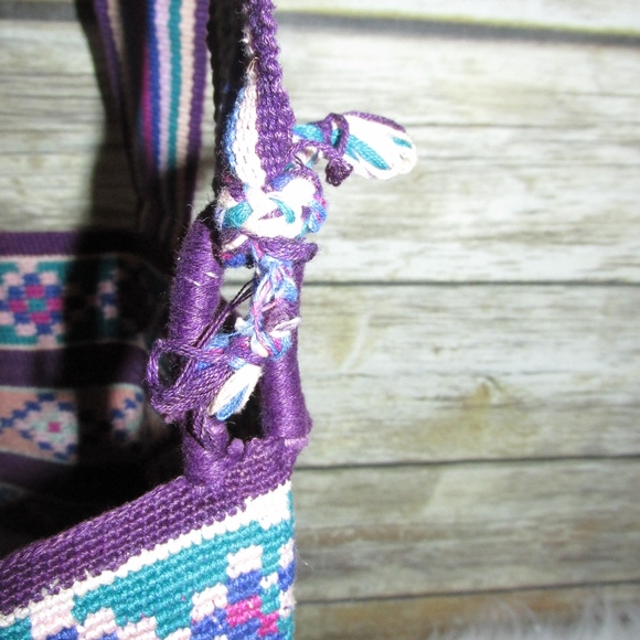 unknown | Bags | Diamond Pattern Woven Boho Square Shoulder Bag | Poshmark